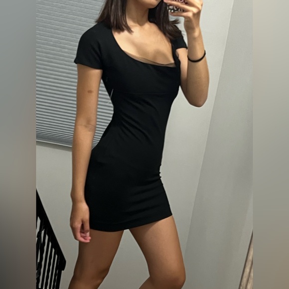 DSQUARED | Dresses | Dsquareduber Sexy Short Black Dress Check Measurments Please | Poshmark